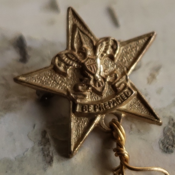 Boy Scouts | Accessories | Vintage Boy Scout Star Rank Pin Be Prepared ...
